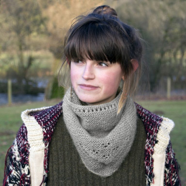 Hand Knitted Alpaca Neckerchief - Alpacaly Ever After